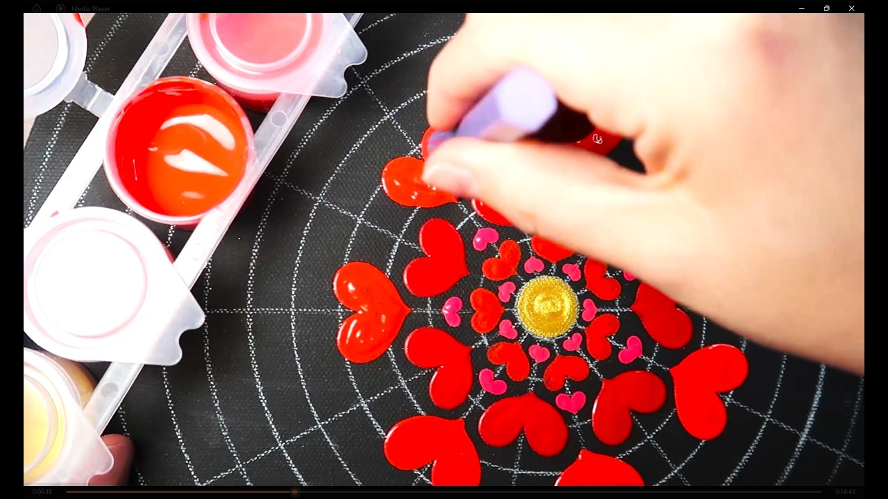 Dot Art For Beginners Mandala Painting Tutorial | Lydia May - YouTube