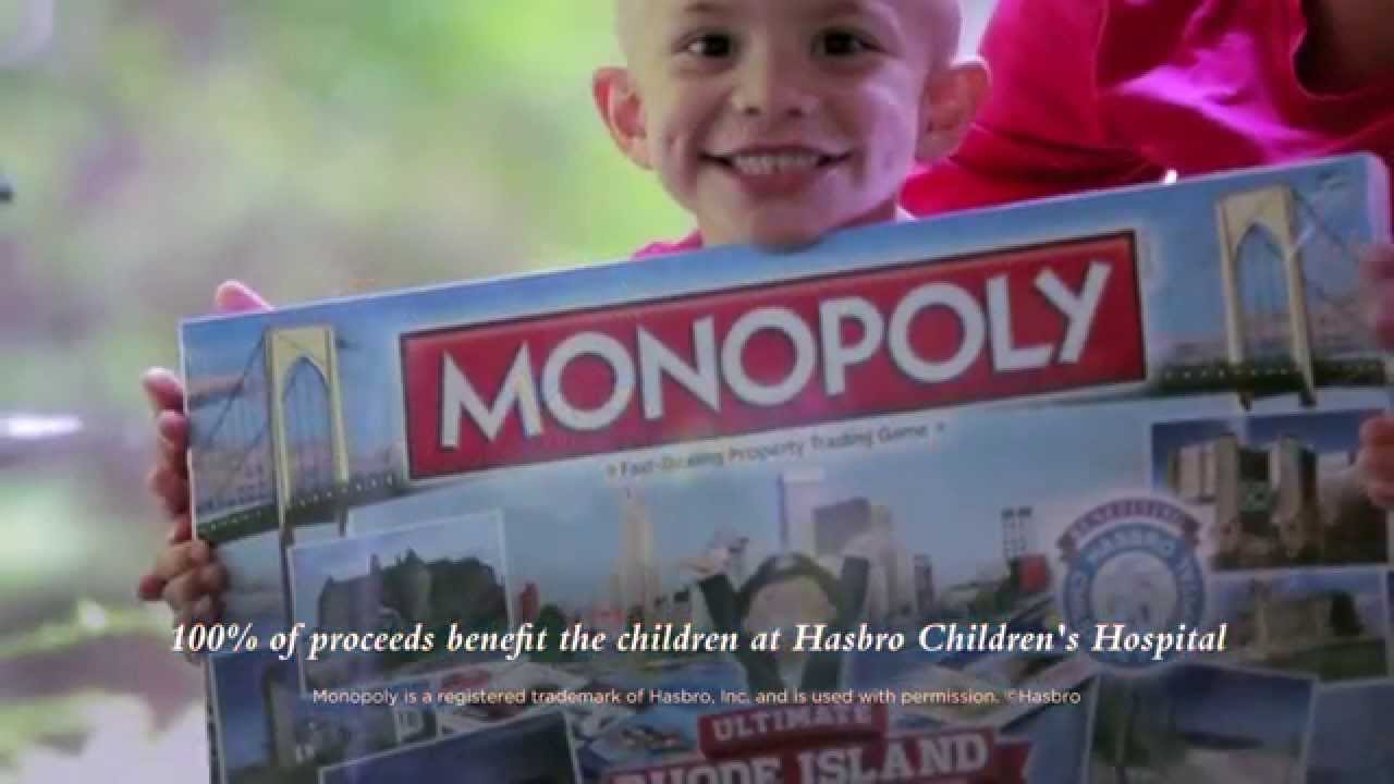 The Ultimate Rhode Island Edition Monopoly Game benefits Hasbro ...