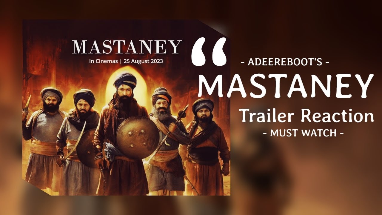 Mastaney 2023 Trailer Reaction | AdeeReboot | #mastaney #adeereboot #youtube - YouTube