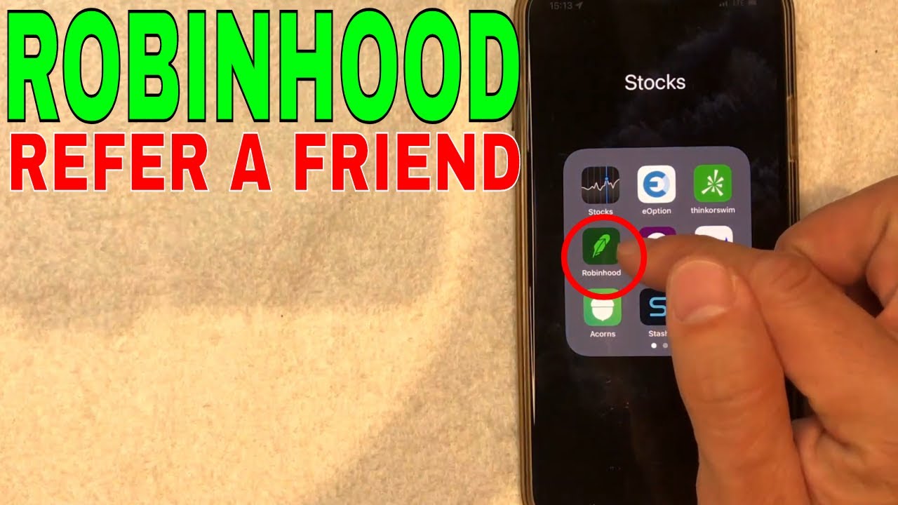 🔴 Robinhood Refer A Friend Code 🔴 - YouTube