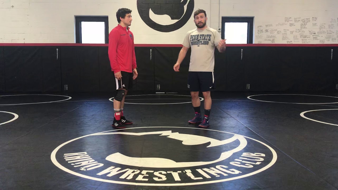 Tricky Heel Kick Wrist Throw Wrestling Takedown With Mario Mason - YouTube