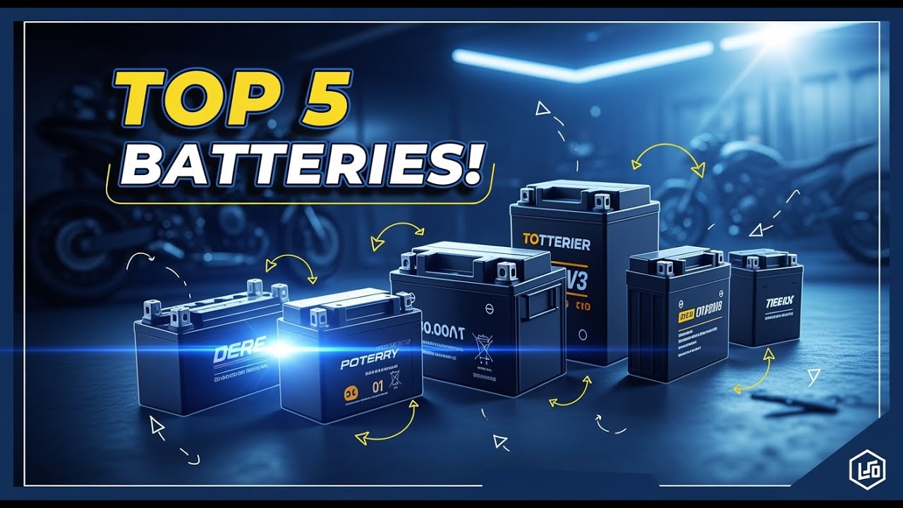 TOP 5 Best Motorcycle Batteries For All Budgets 2025 - YouTube