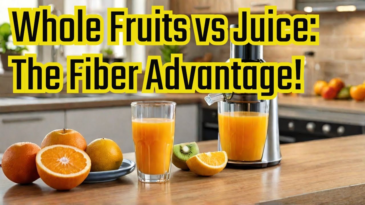 Whole Fruits vs Juice The Fiber Advantage! - YouTube