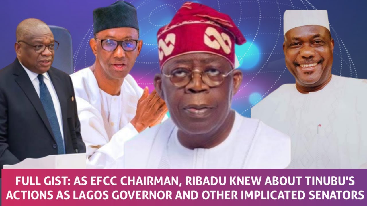 As EFCC chairman, Ribadu knew about Tinubu's actions as Lagos governor ...
