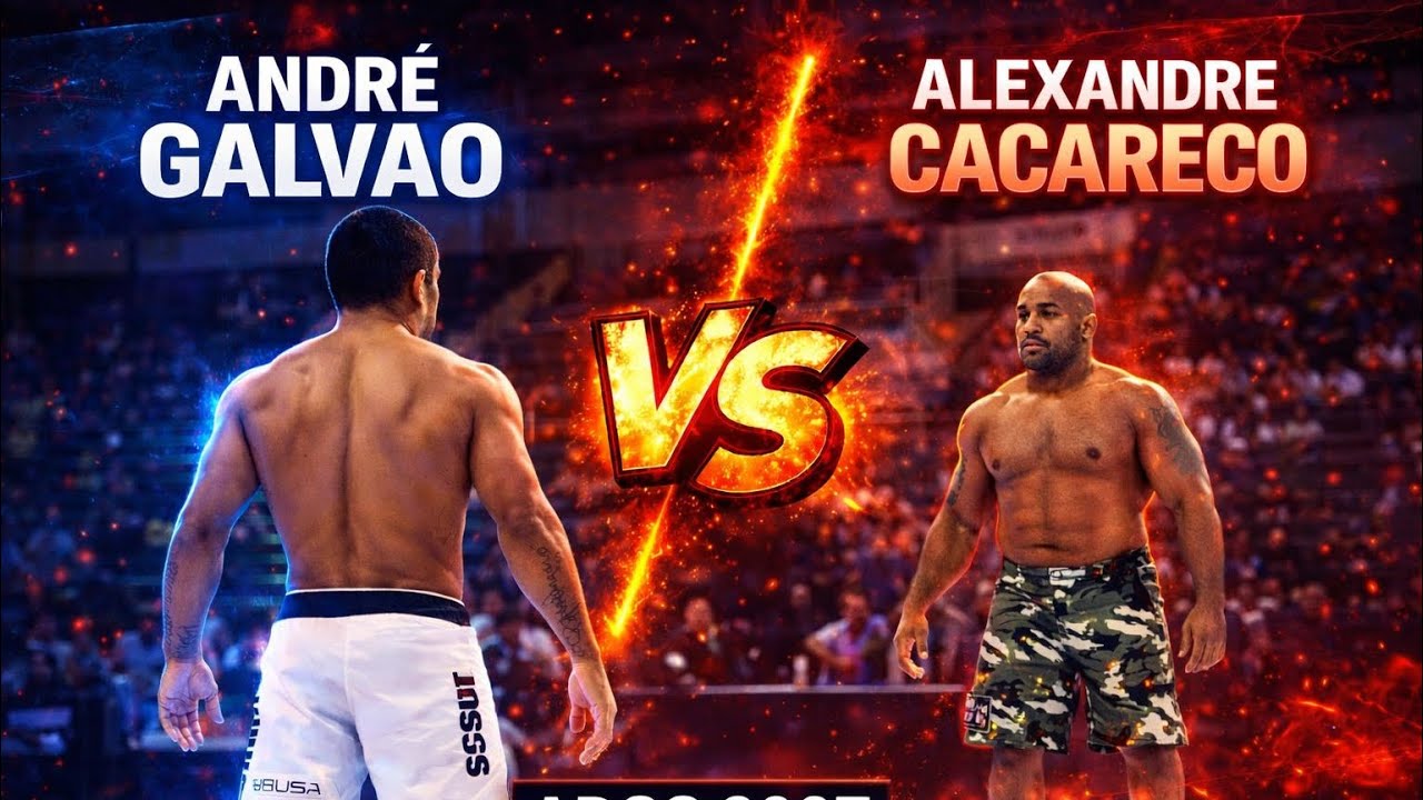 Andre Galvao No Gi Grappling Match vs Alexandre Cacareco Ferreira ADCC ...