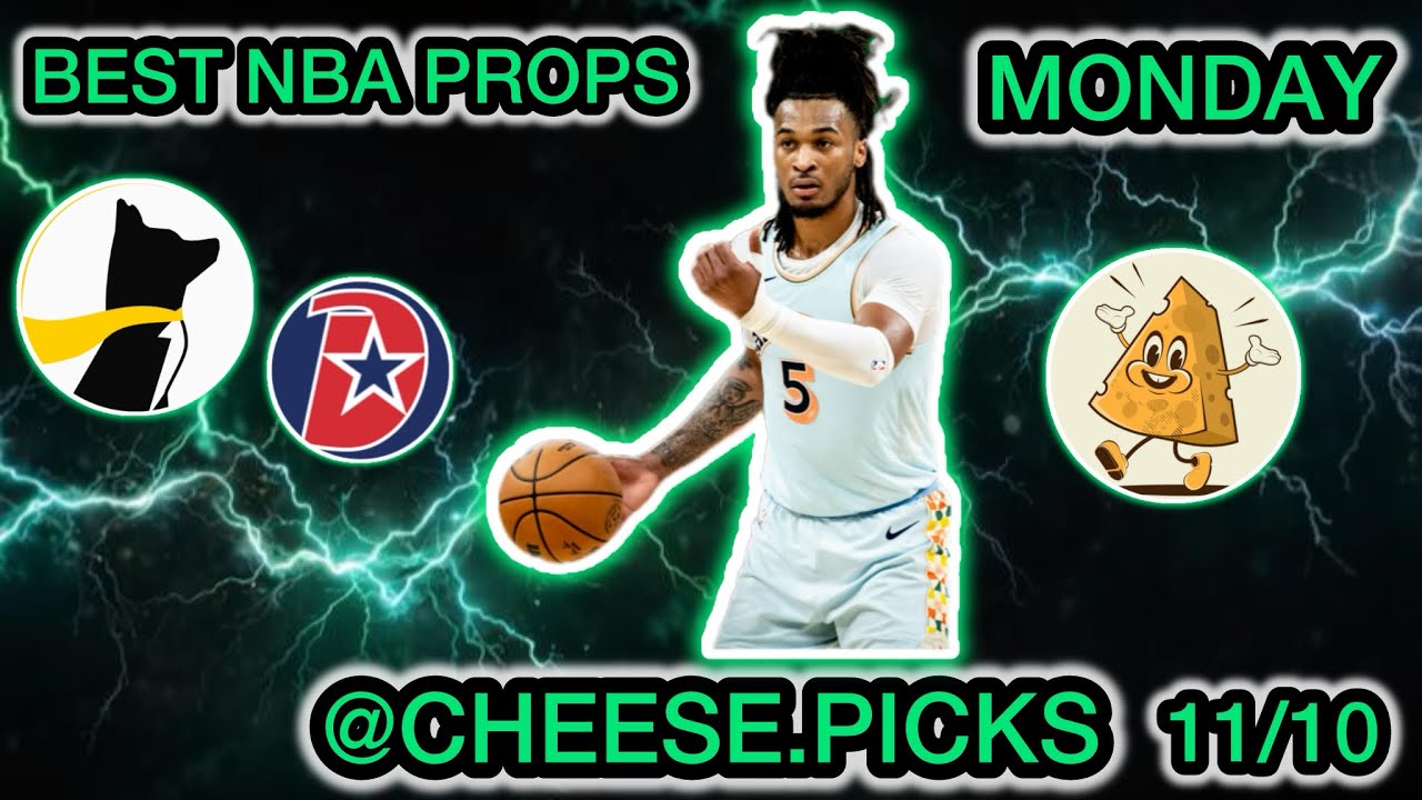 BEST NBA Player Props for Monday 11/10 - BEST NBA PLAYER PROPS TODAY ...