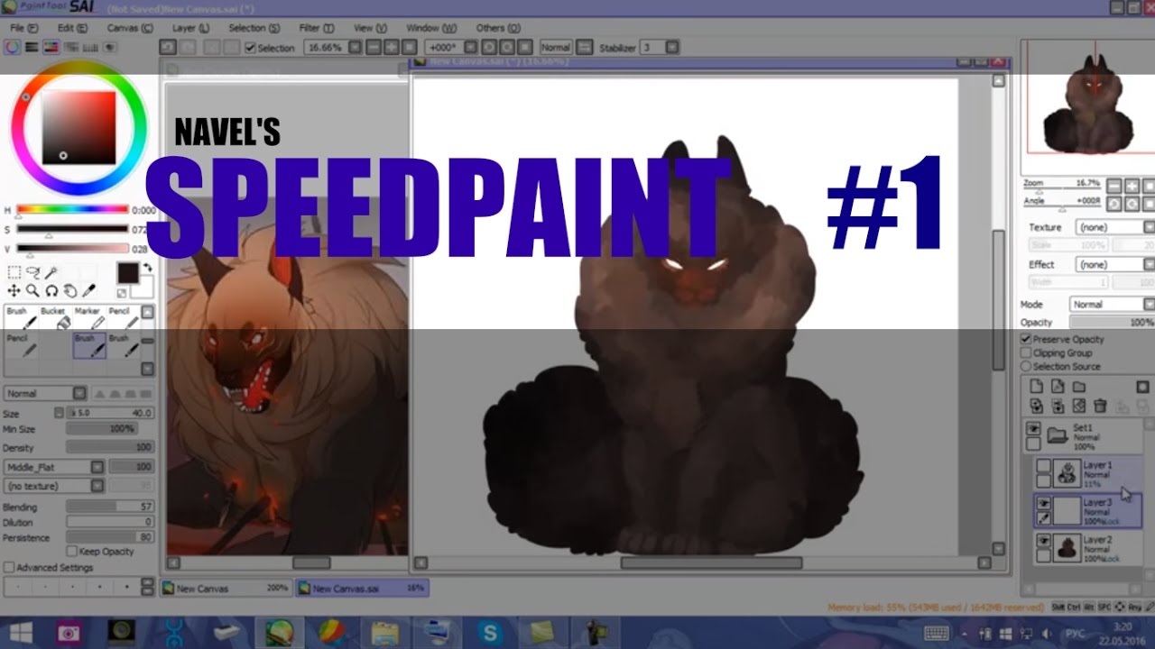 SPEEDPAINT #1 - YouTube