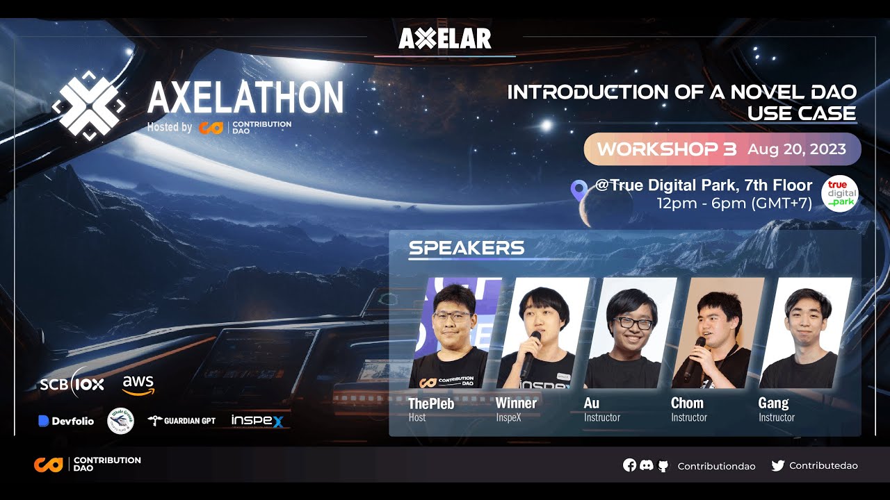 Axelathon Workshop 3 - YouTube