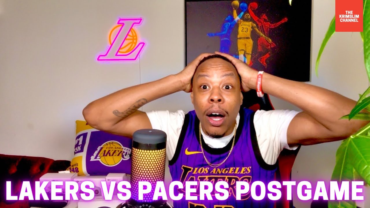LAKERS VS PACERS LIVE POSTGAME REACTION | LEBRON LECAPTAIN AMERICA ...