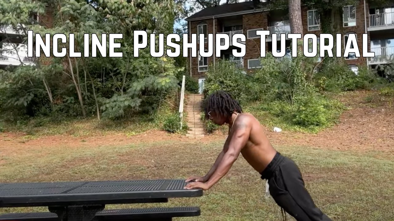 Incline Pushups Tutorial| Beginner Calisthenics Chest Exercise - YouTube