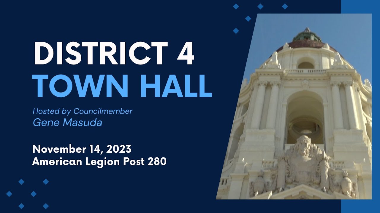 District 4 Town Hall Meeting: November 14, 2023 - YouTube