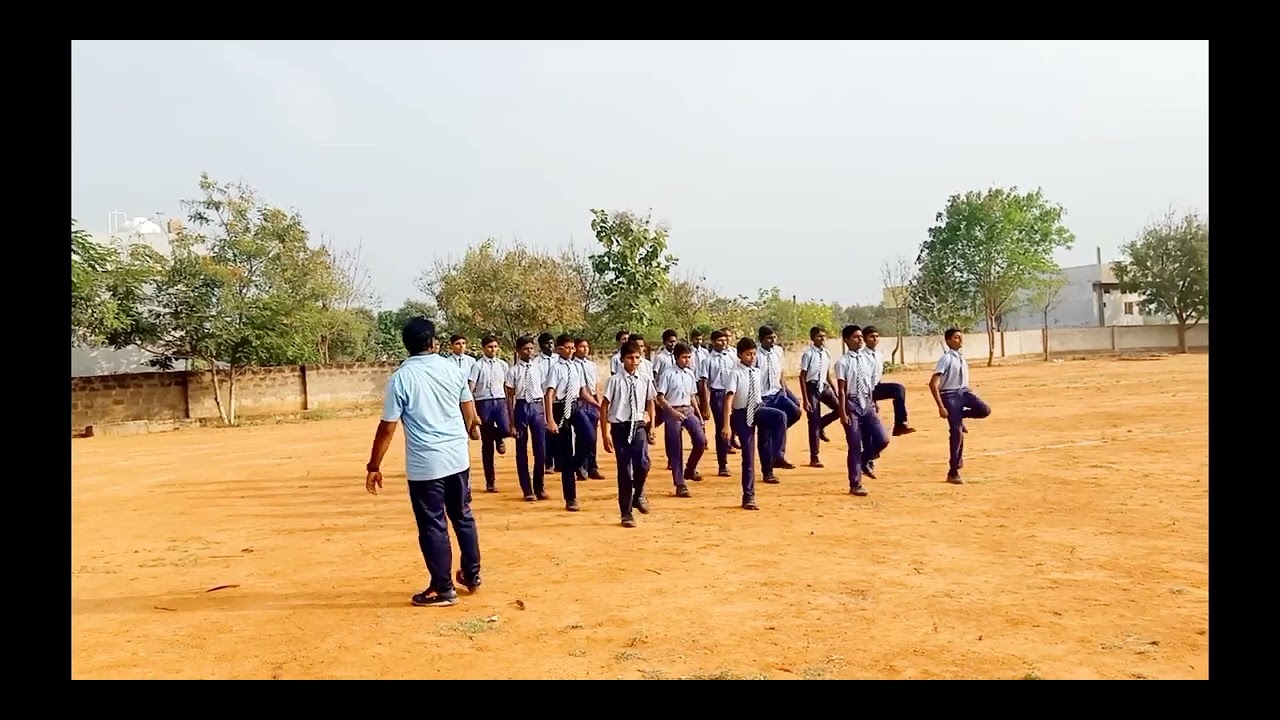 HOW to do Attention and Stand at ease ఎలా చెయ్యాలి?? #School Life # ...