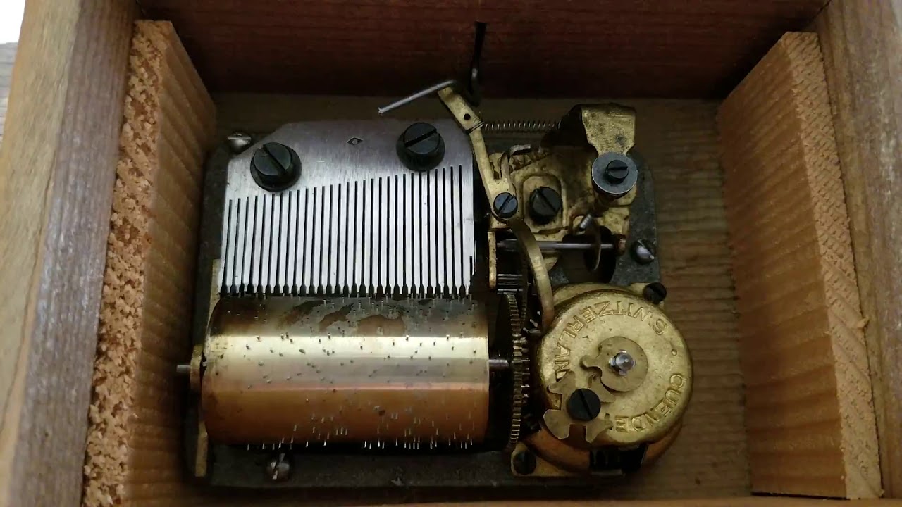 Cuendet Swiss Music Box "Nach Räge schint Sunne/Ballsirenen waltzer ...