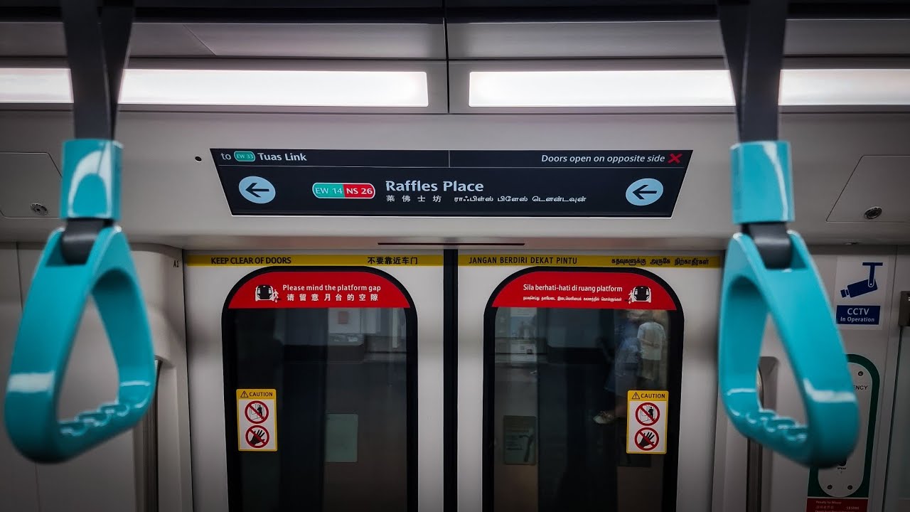 [EWL] SMRT Alstom Movia R151 – 1825/1826: Kallang → Raffles Place - YouTube