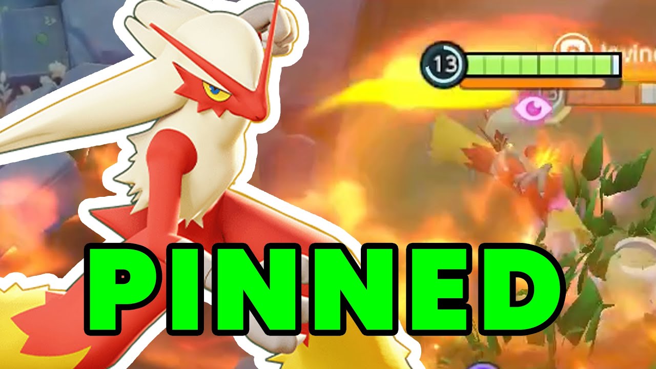 Blaze Kick Blaziken Is Kinda Fun - Pokémon Unite Gameplay - YouTube