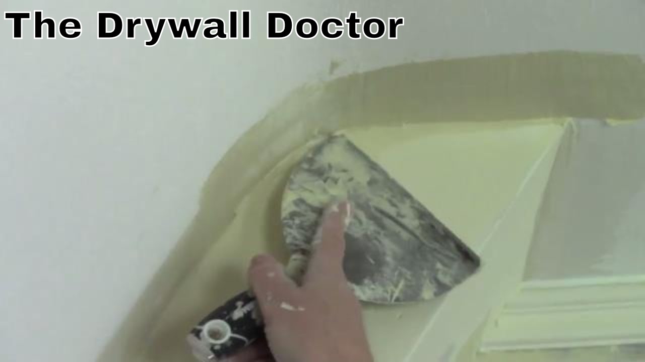 How to Coat Angles in Drywall by hand (Topping) - YouTube