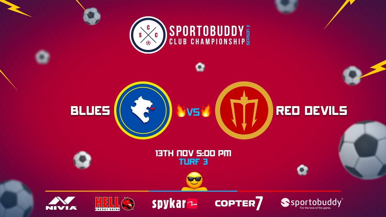 Blues vs Red Devils | Match 13 | Sportobuddy Club Championship Season 3 ...