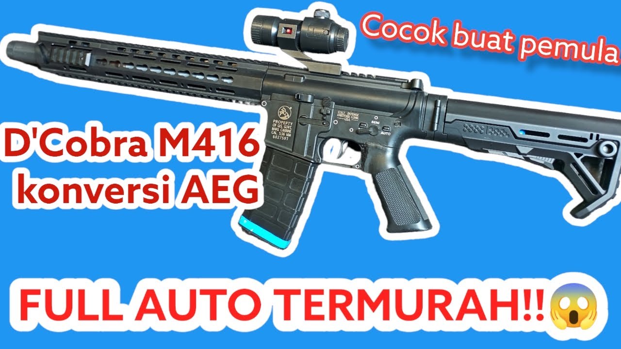 Konversi Dcobra m416 jadi LPEG FULL AUTO paling murah! - YouTube