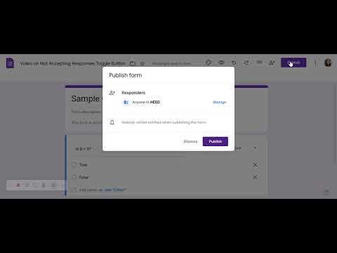 How to Stop Accepting Google Form Responses 2025 - YouTube