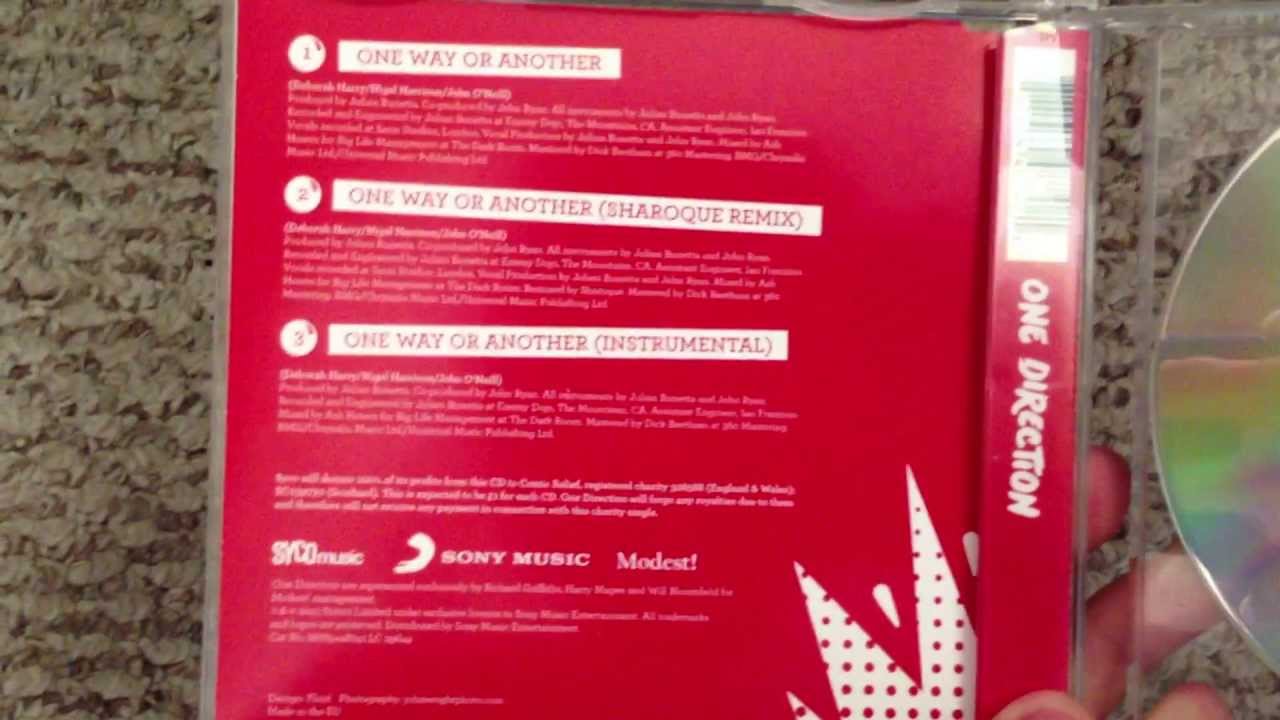 One Direction - Unboxing One Way or Another CD Single - YouTube