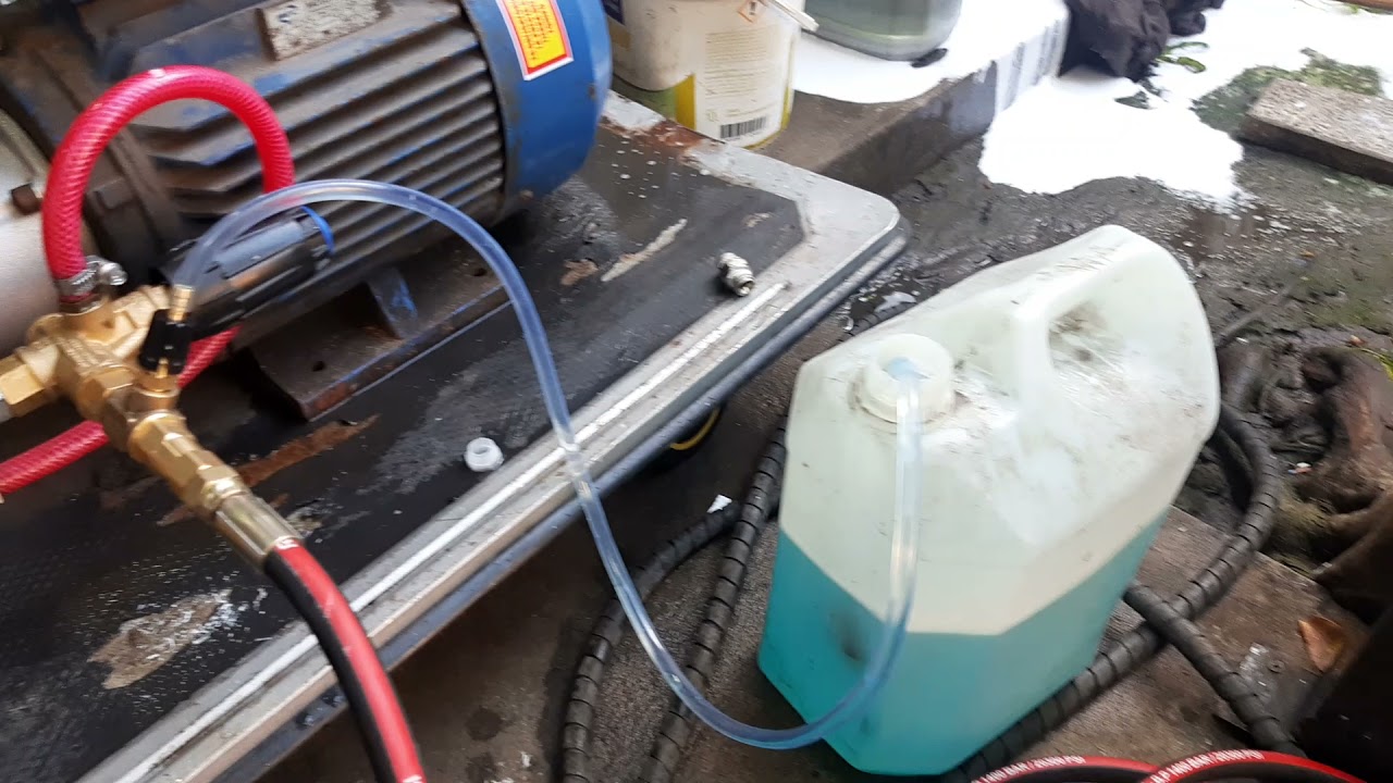 Pico lanza espuma Foam LS12 + Inyector de detergente regulable ...