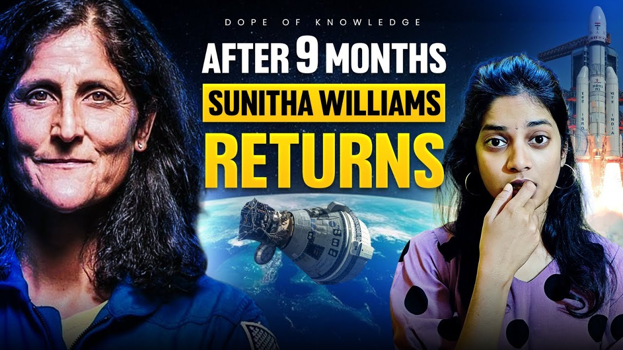 SUNITHA WILLIAMS RETURNS TELUGU | 9 నెలల తర్వాత సునీతా విలియమ్స్ ...