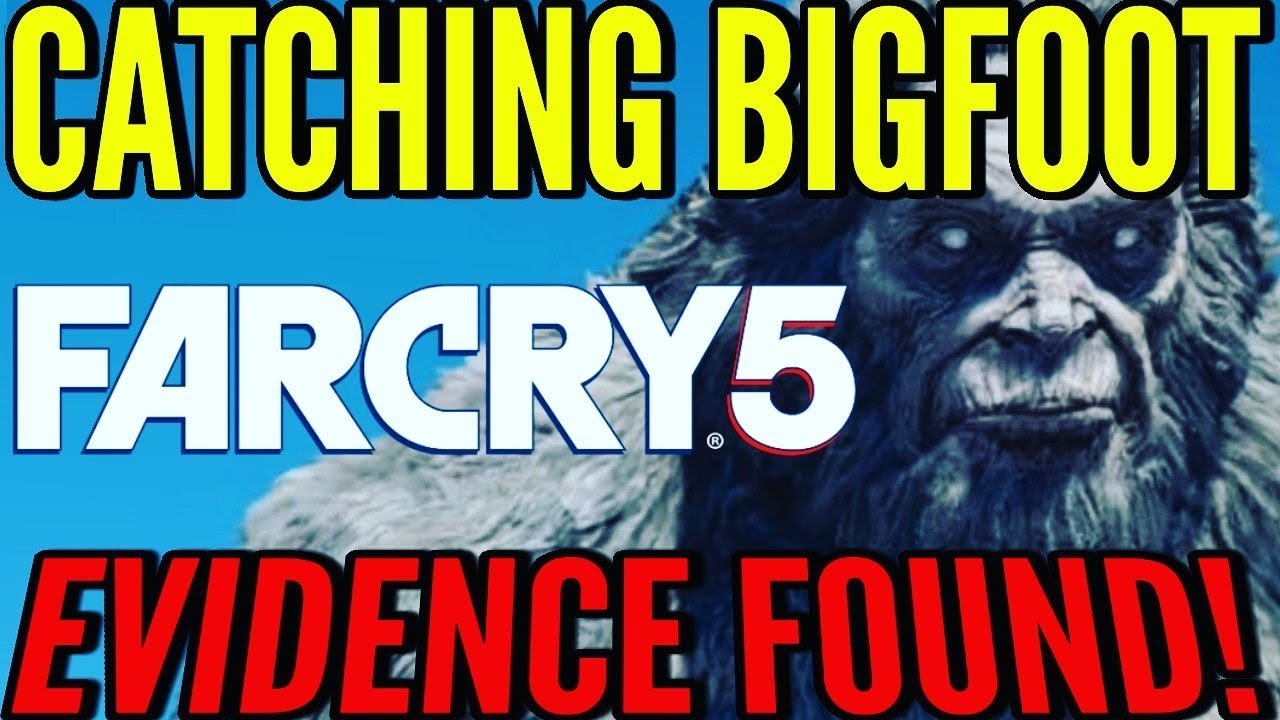 FARCRY 5 BIGFOOT PROOF & LOCATION FOUND! YETI HUNT PART 4! - YouTube