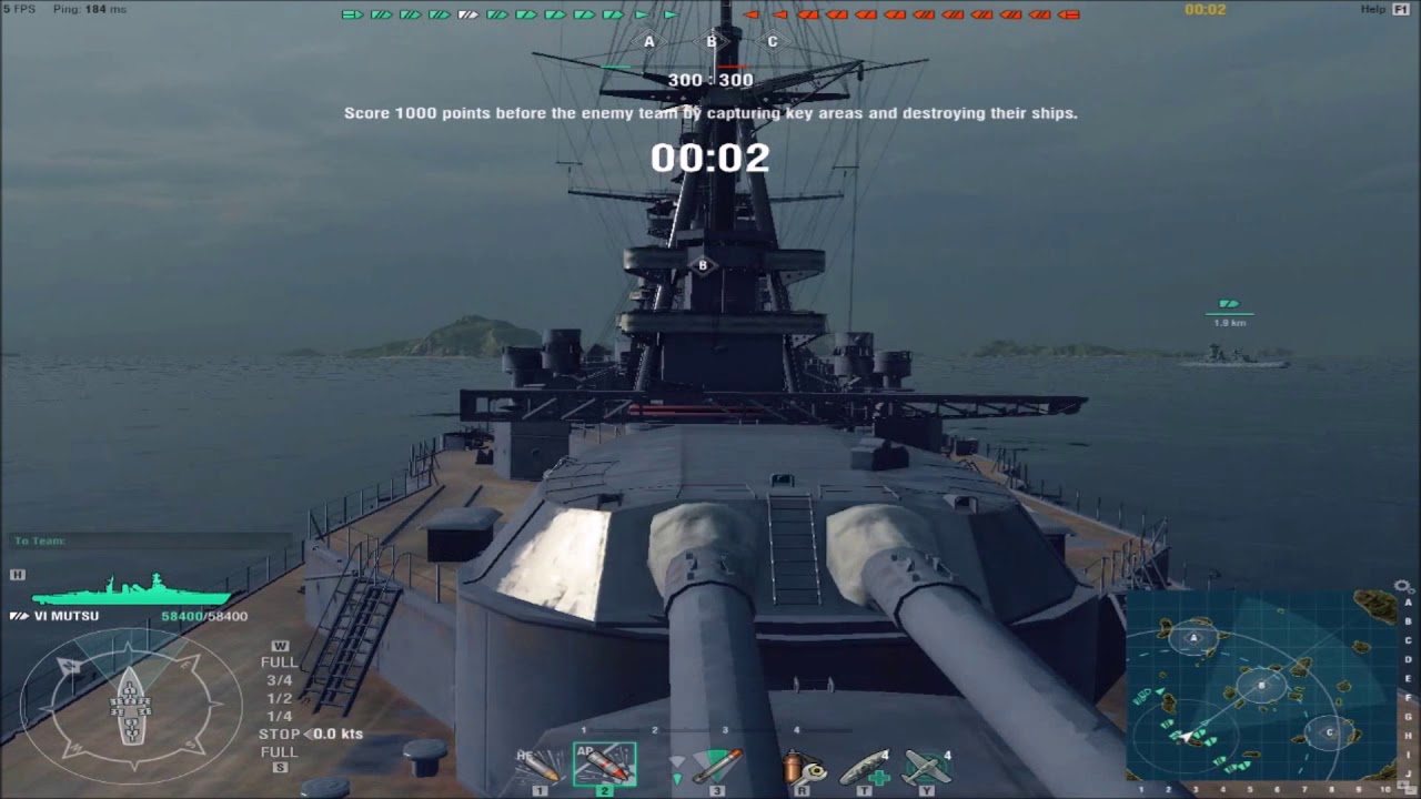 WOWS The Battleship MUTSU - YouTube