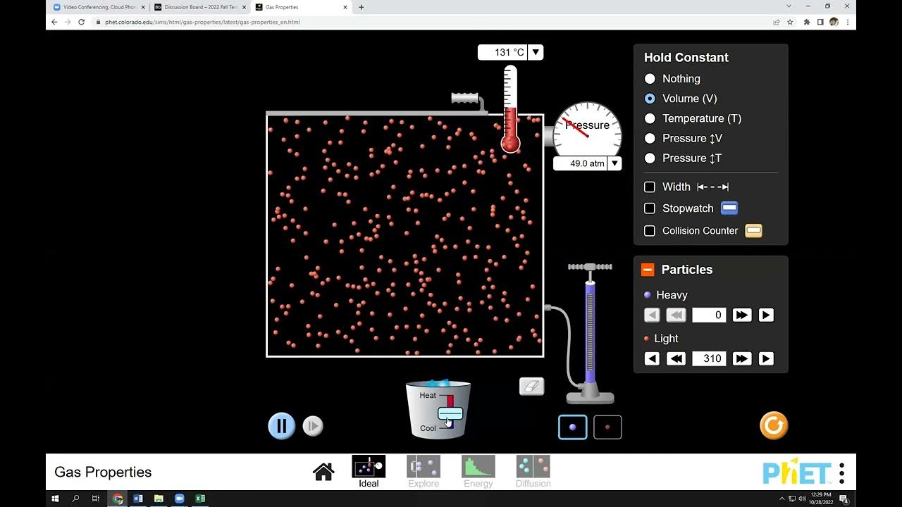Absolute Zero Lab Using PHET simulation and Real Experiment - YouTube