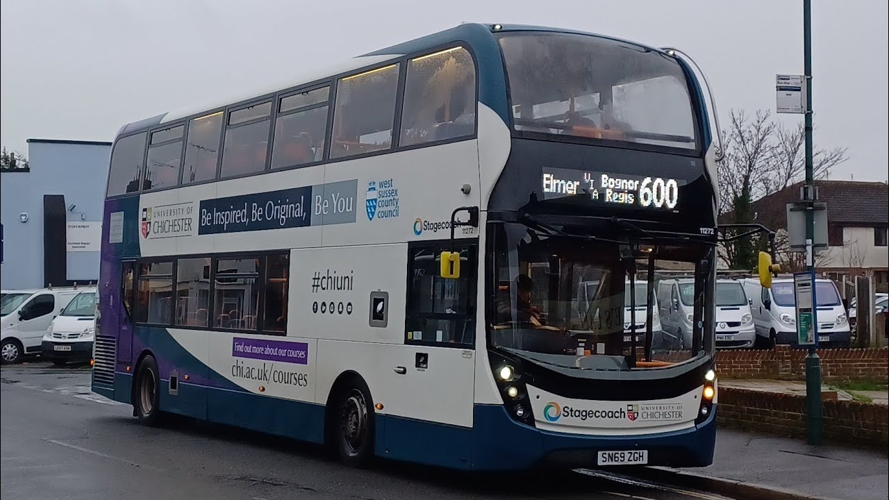 Stagecoach E400 19883 (GX11 AKJ) & E400MMC 11272 (SN69 ZGH) at Felpham ...