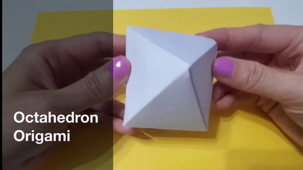 Origami Octahedron - YouTube