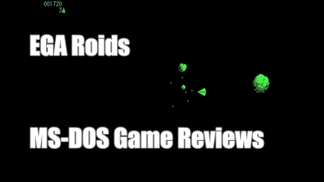 EGA Roids - 1986 - MS-DOS Game Reviews - YouTube