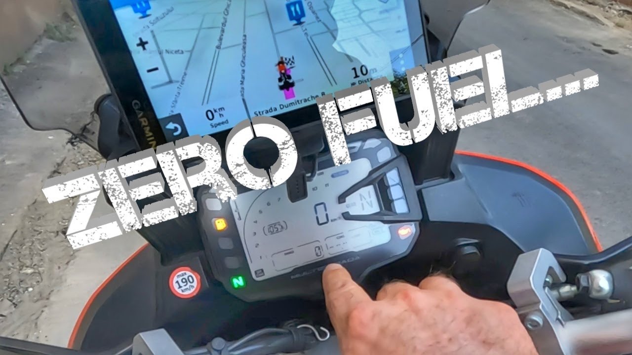 ZERO FUEL - Multistrada 950 STILL RUNNING (even on ZERO fuel!) - YouTube