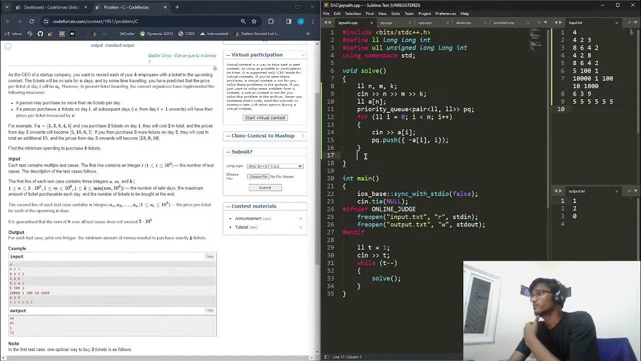 Coding Challenge Day 3 Leetcode Problem 950 Codeforces Global Round 25 Youtube