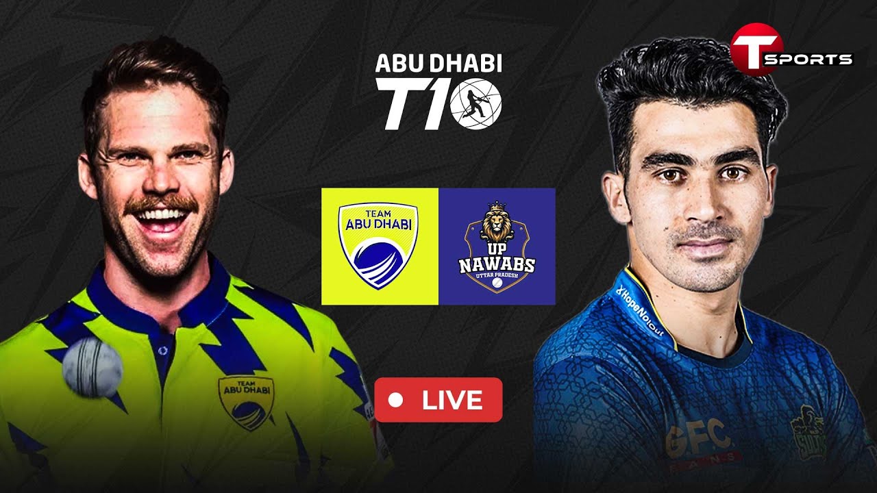 LIVE | UP Nawabs vs Team Abu Dhabi | 6th Match | Abu Dhabi T10 League ...