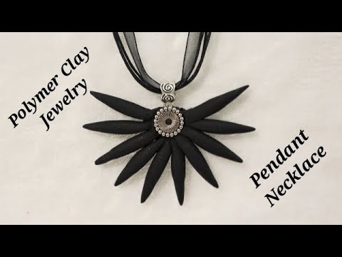 Polymer Clay Tutorial | Quick And Easy to Make Black Color Gorgeous ...