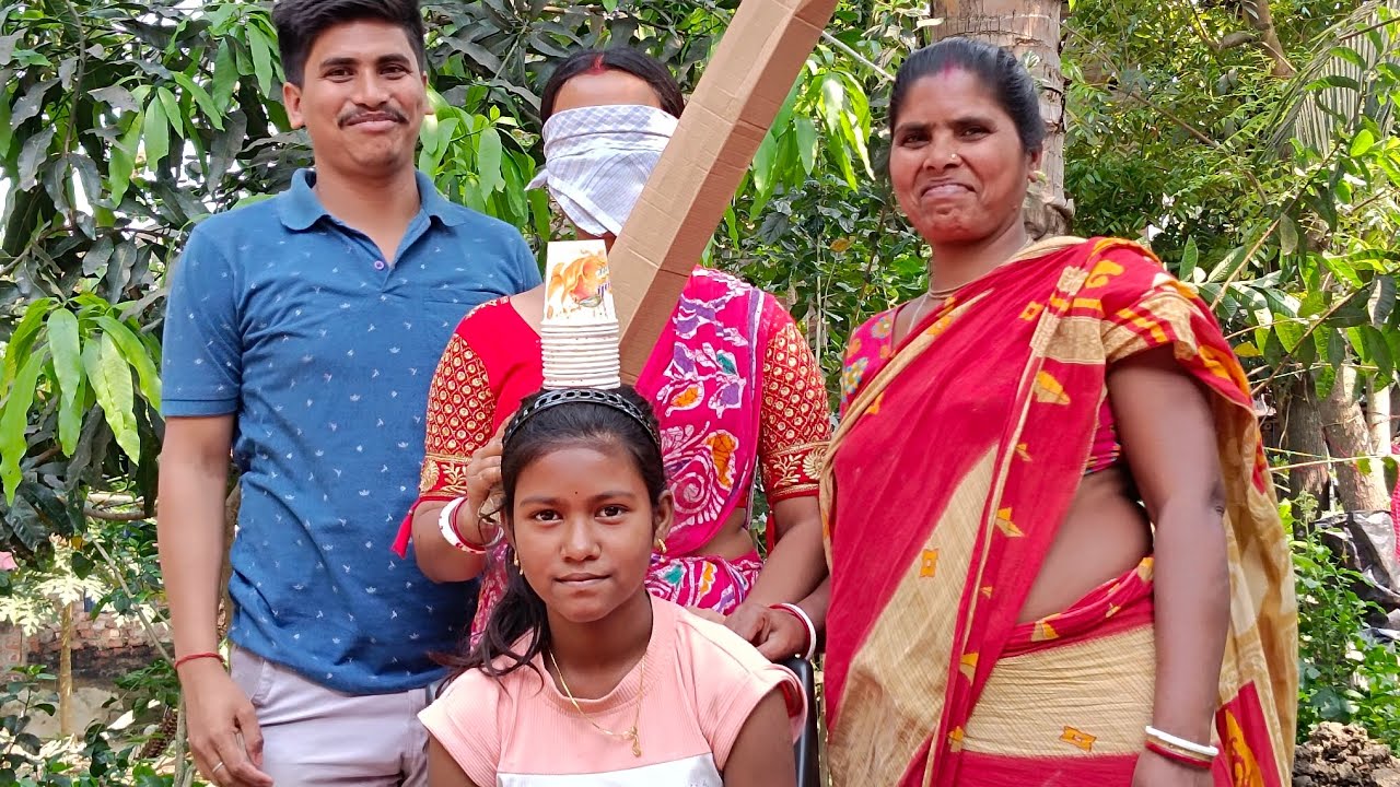 মাথায় গ্লাস রেখে ফেলা 😯 || Put a Glass On Your Head || Das Family ...