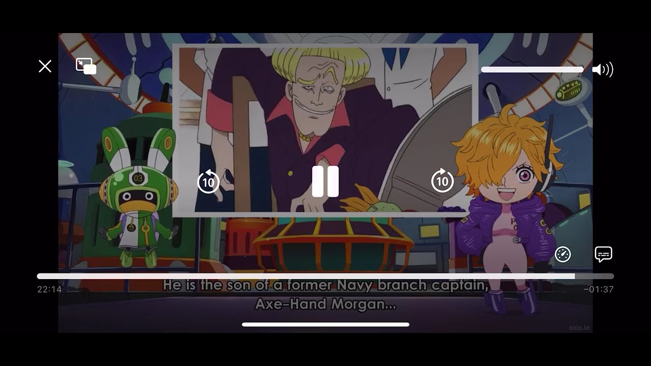 One piece episode 1114 garp galaxy impact - YouTube