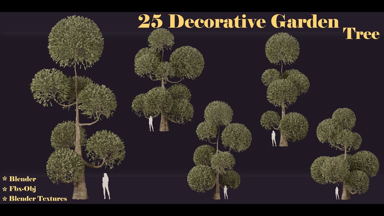 25 decorative garden trees - YouTube