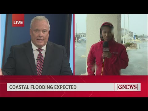 Simone Simpson reports clearer conditions, but slippery roads - YouTube