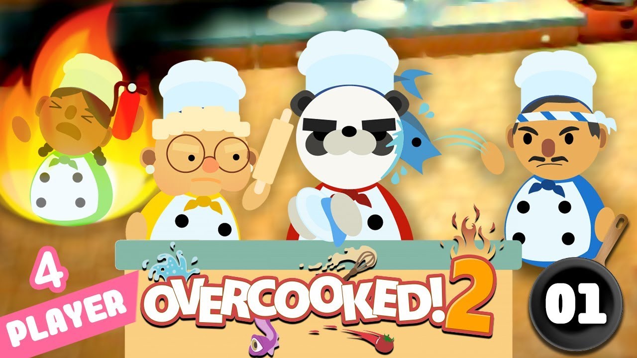 One Too Many Bears In The Kitchen | 4 Player (01) - OVERCOOKED 2 ...