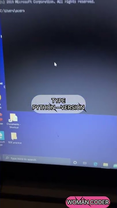 How To Check Python Version Shorts Python Pythonprogramming Coding Computerscience Youtube