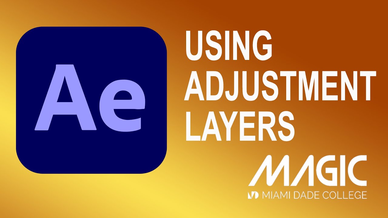 Using Adjustment Layers in Adobe After Effects - YouTube