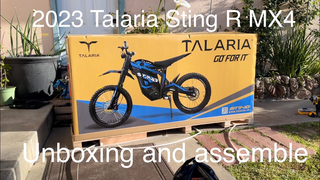 Talaria Sting R MX4 2023 Unboxing and assembling - YouTube