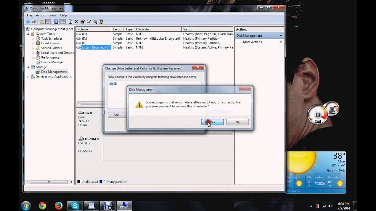 Hide or show Local Disk Drive in one Minute Windows 7 - YouTube