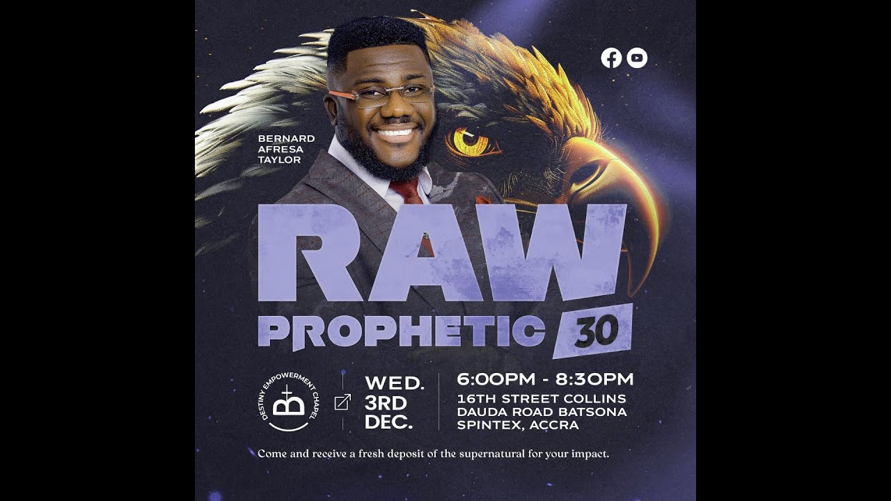RAW PROPHETIC 30 || PROPHET BERNARD TAYLOR || DECI || 03- 12-2025 - YouTube