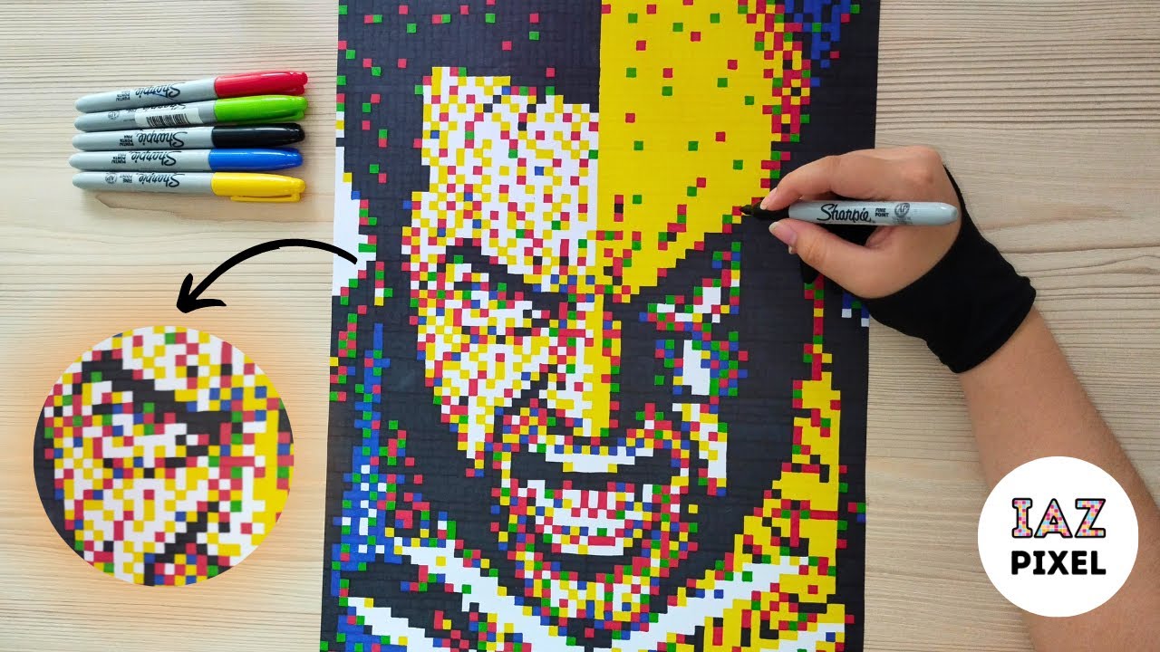 Pintando a WOLVERINE en PIXEL ART | IAZ PIXEL - YouTube