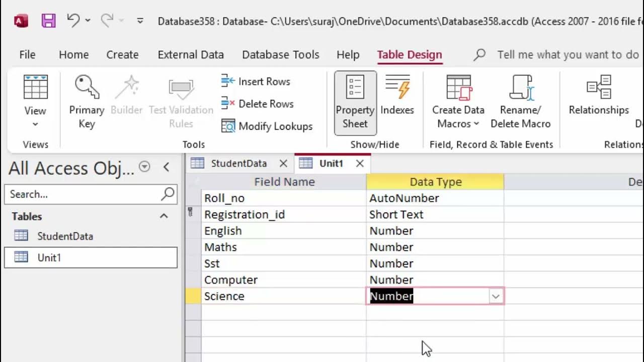 How to create Student Management Software part 1|| Learn how to create ...