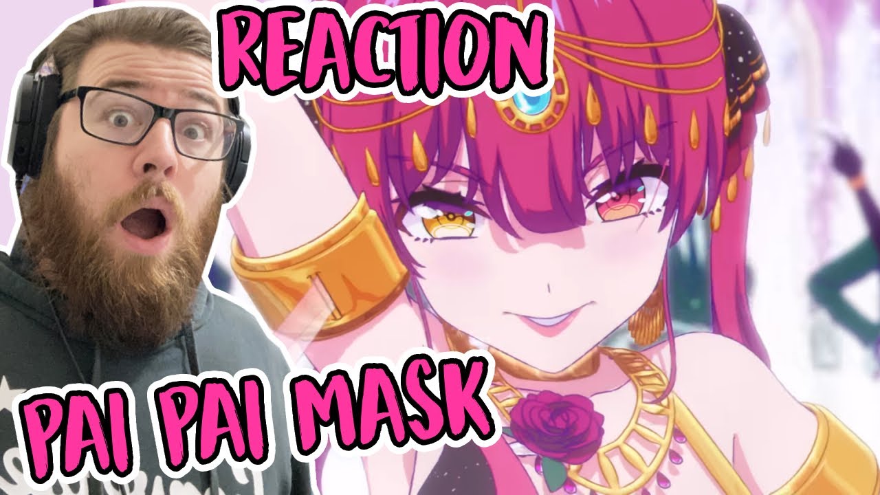 Houshou Marine “How about Pai Pai Mask/ パイパイ仮面でどうかしらん？”【original anime ...