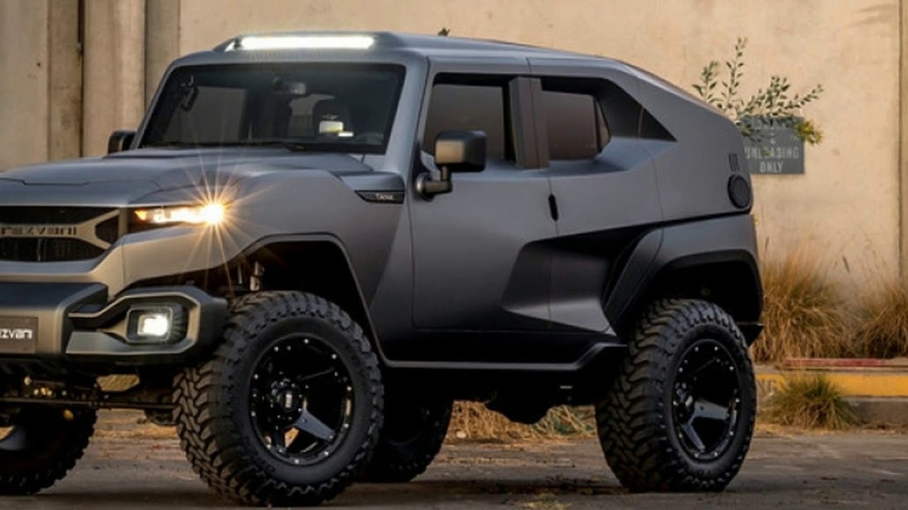 SEMA 2017 Rezvani Tank Now in a more affordable V6 - YouTube